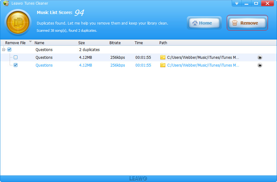 Remove Duplicates Leawo Tutorial Center