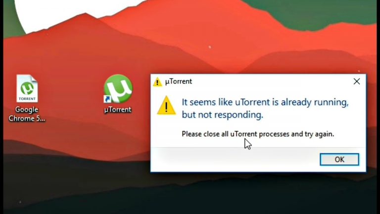 Soluciones al error de uTorrent que no se descarga o no responde