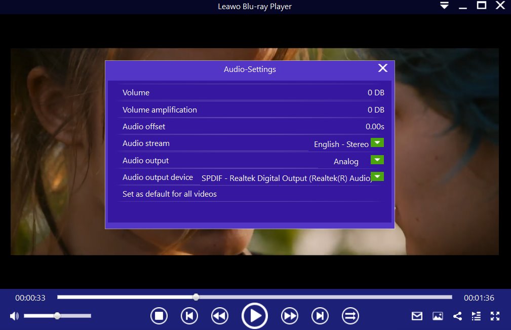 Audioeinstellungen-5 | Leawo Tutorial-Center